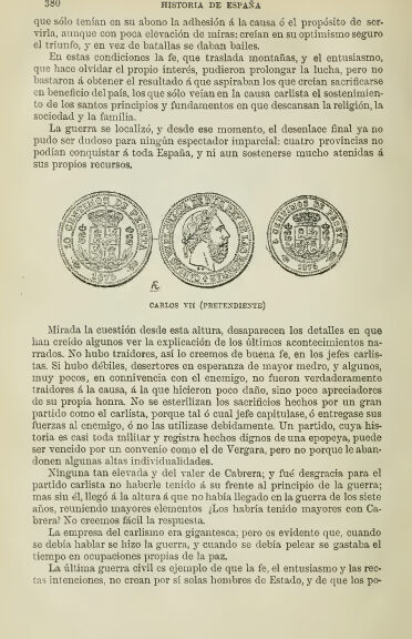 El carlismo en la Historia General de España, de Modesto Lafuente ...